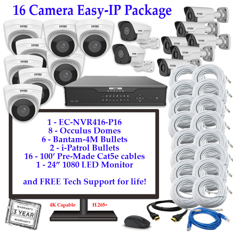 16 camera IP Package
