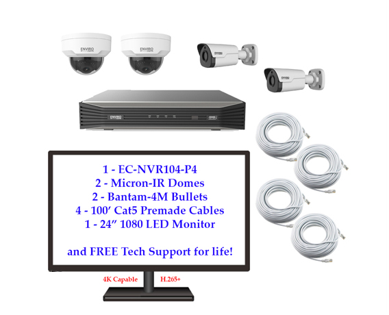 4 Camera IP Package