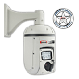 Analog PTZ (pan/tilt/zoom) cameras for use with security camera systems