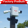Dual Lane Entry or Gate System 1 Pole - Rugged Cams