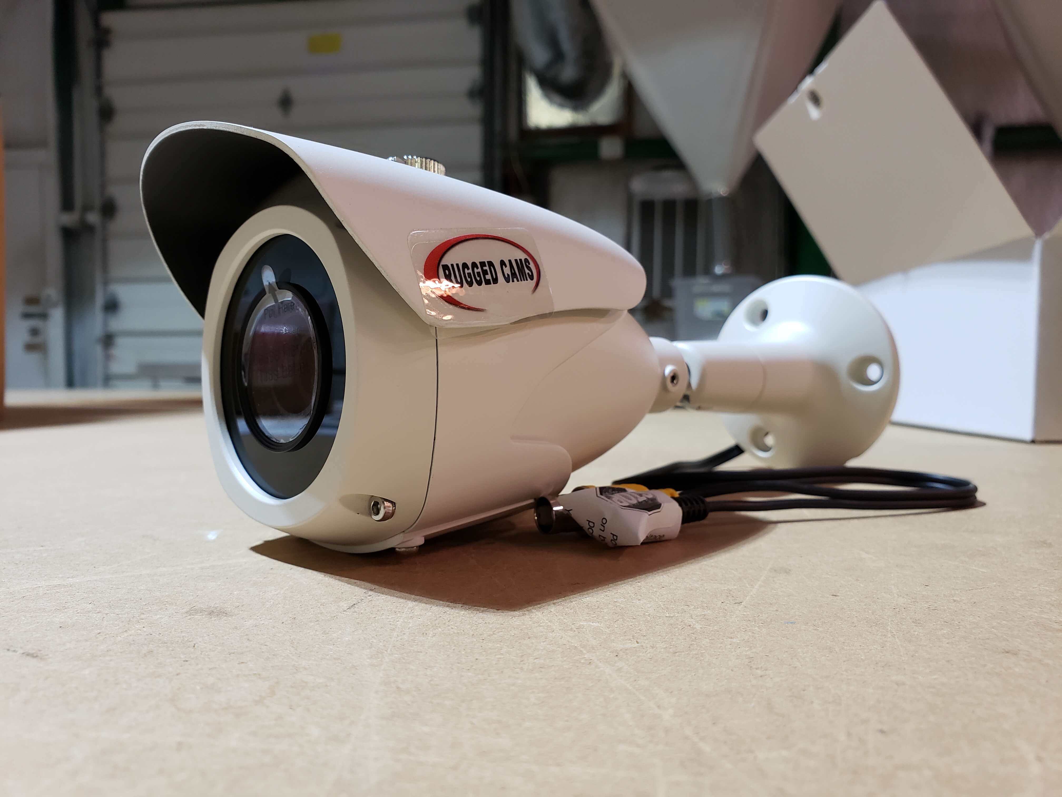 HD-TVI bullet camera menu can be accessed over coax cable. - Rugged Cams