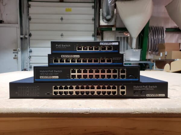 Long Distance – High Power – POE Switches - Rugged Cams