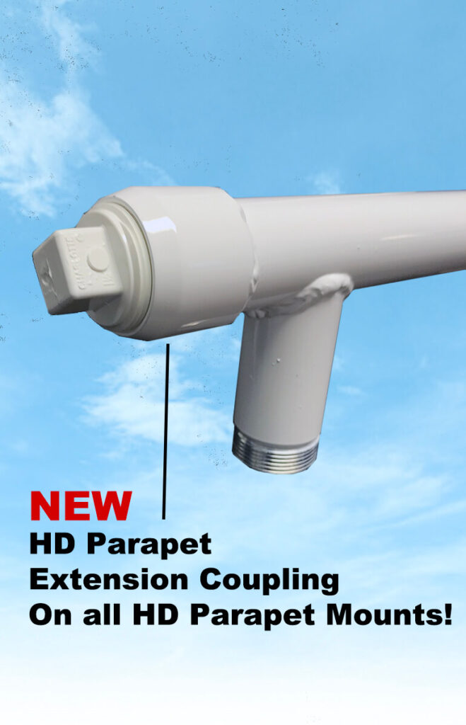 HD Parapet Wall Camera Mount - Rugged Cams