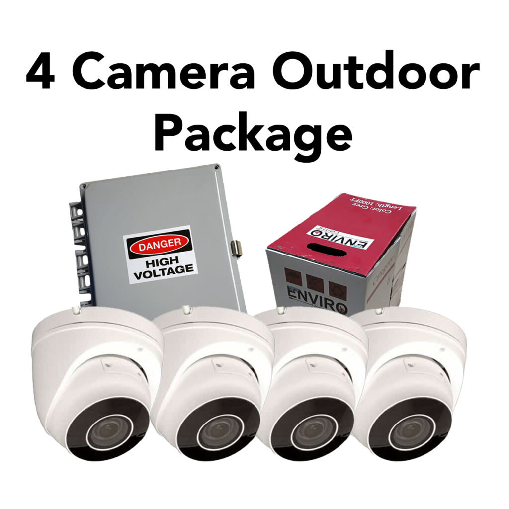 Pre-packaged Security Camera systems both IP and HD-TVI